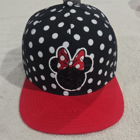Disney | Accessories | Disney Minnie Mouse Black And White Polka Dot ...